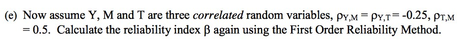 Y, M and T are three uncorrelated random variables | Chegg.com