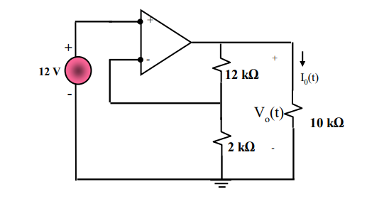 Solved Determine the current I0(t) in the circuit.op-amp is | Chegg.com
