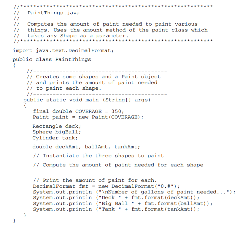 Solved Painting Shapes In this lab exercise you will develop | Chegg.com