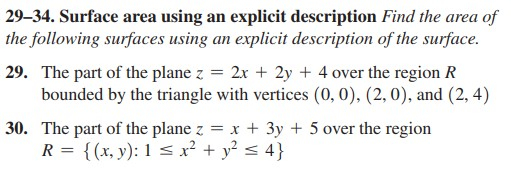 Solved 25-28. Surface integrals using a parametric | Chegg.com