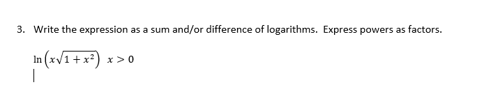 Solved 3. Write the expression as a sum and/or difference of | Chegg.com