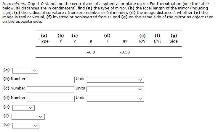Solved More mirrors. Object O stands on the central axis of | Chegg.com