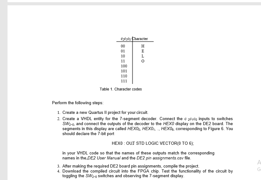 Part IV Figure 6 shows a 7-segment decoder module | Chegg.com