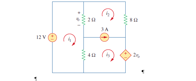Solved Using the mesh current method, calculate the currents | Chegg.com