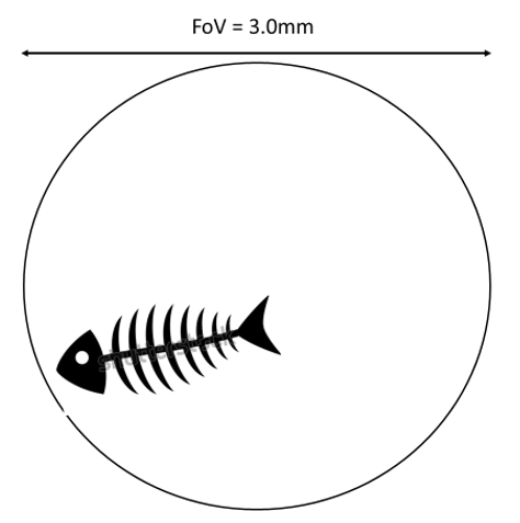 FOV = 3.0mm | Chegg.com