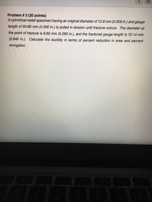 Solved Problem 1 (20 points) Consider a cylindrical titanium | Chegg.com