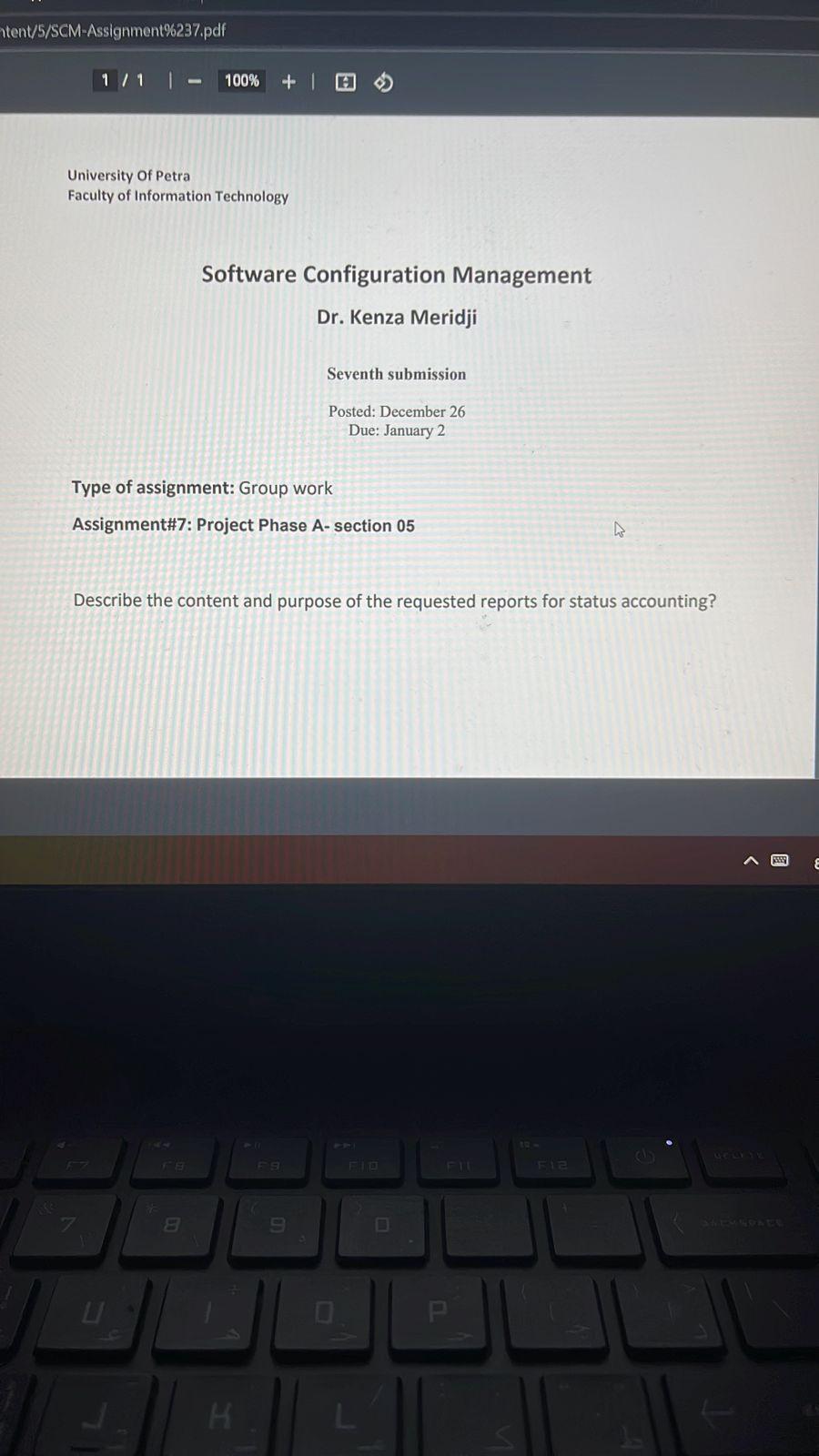 ntent/5/SCM-Assignment%237.pdf 1 / 1 1 100% + | Chegg.com