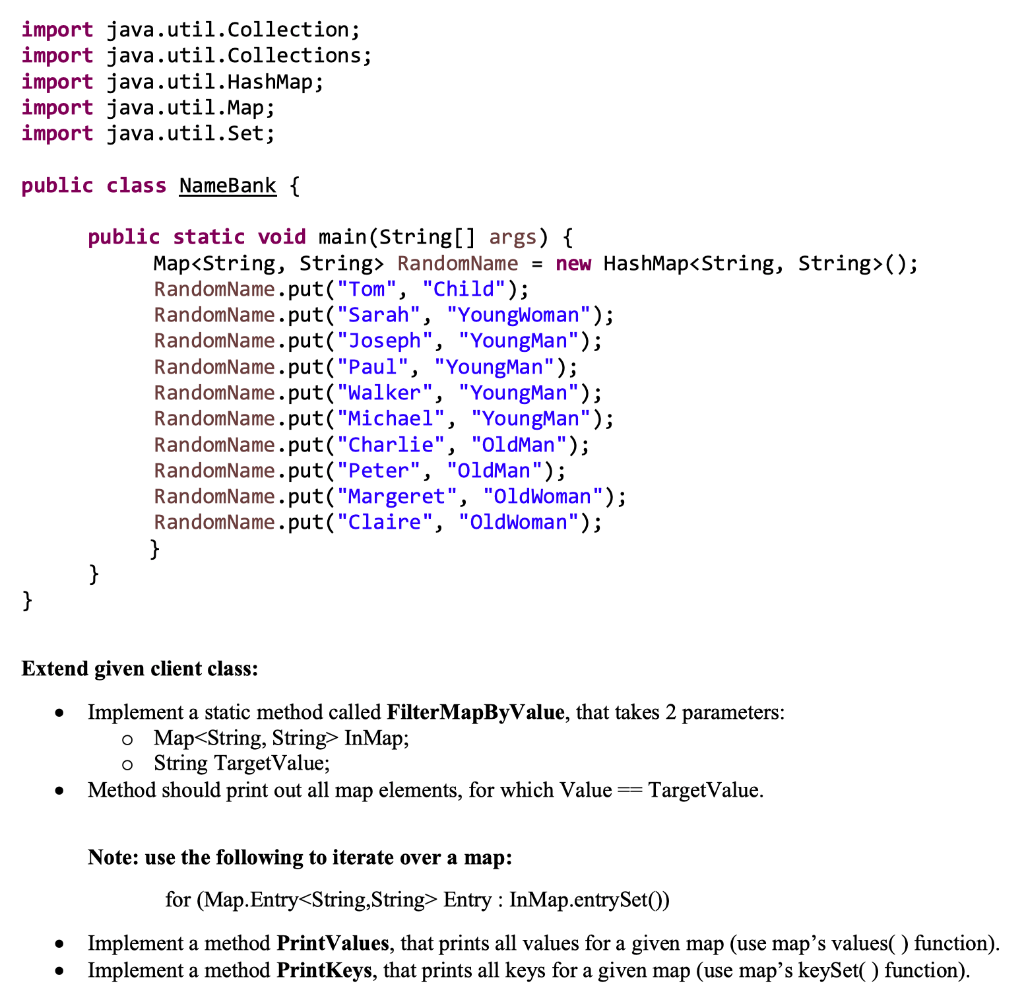 Solved Import Java util Collection Import Chegg