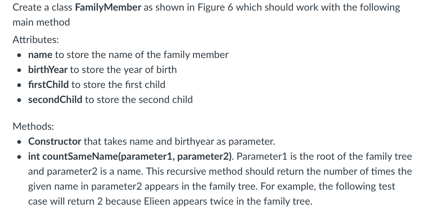 Solved Q6: Consider the following family tree shown in | Chegg.com