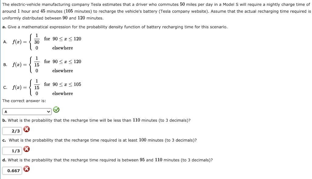 Solved The Electric Vehicle Manufacturing Company Tesla Chegg