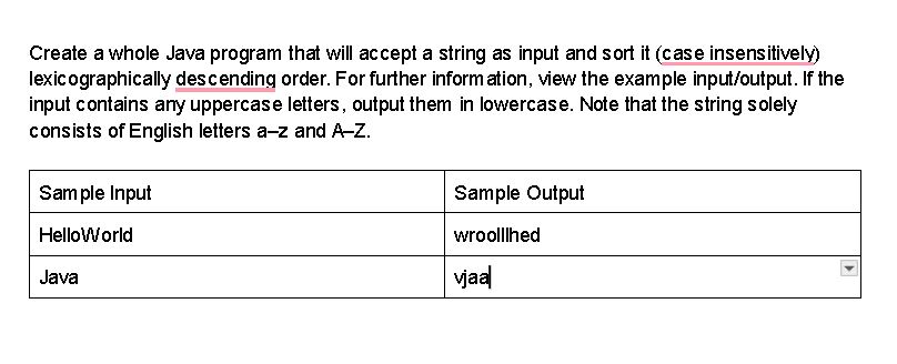 Solved Create A Whole Java Program That Will Ac Cept A