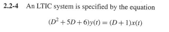 Solved Find Zero Input Response Of The Following Systems 3