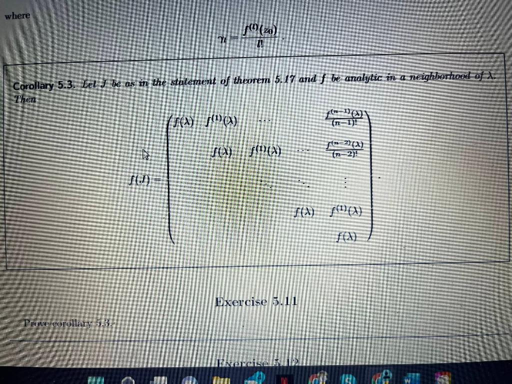 Solved Corollary 5.3. Let I be as in the statement of | Chegg.com
