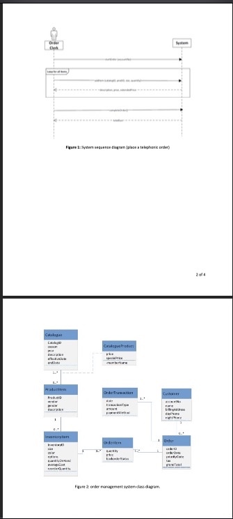 Given the Systems Sequence diagram for the Place a | Chegg.com