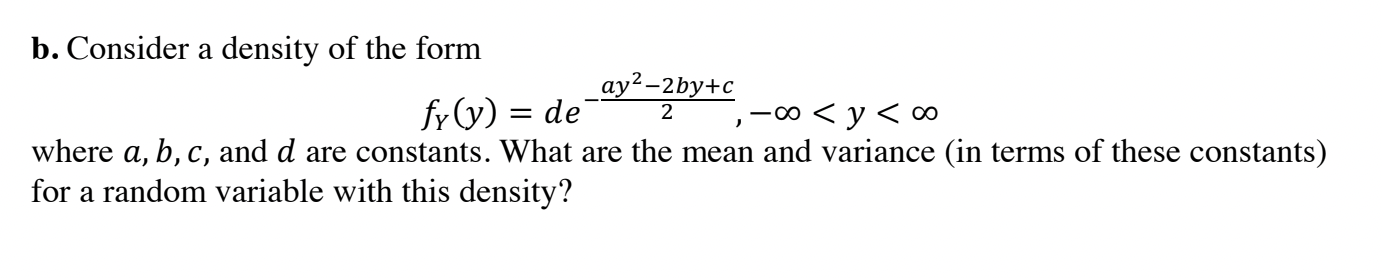 Solved 4. a. (15 POINTS) Determine the constant c so that | Chegg.com