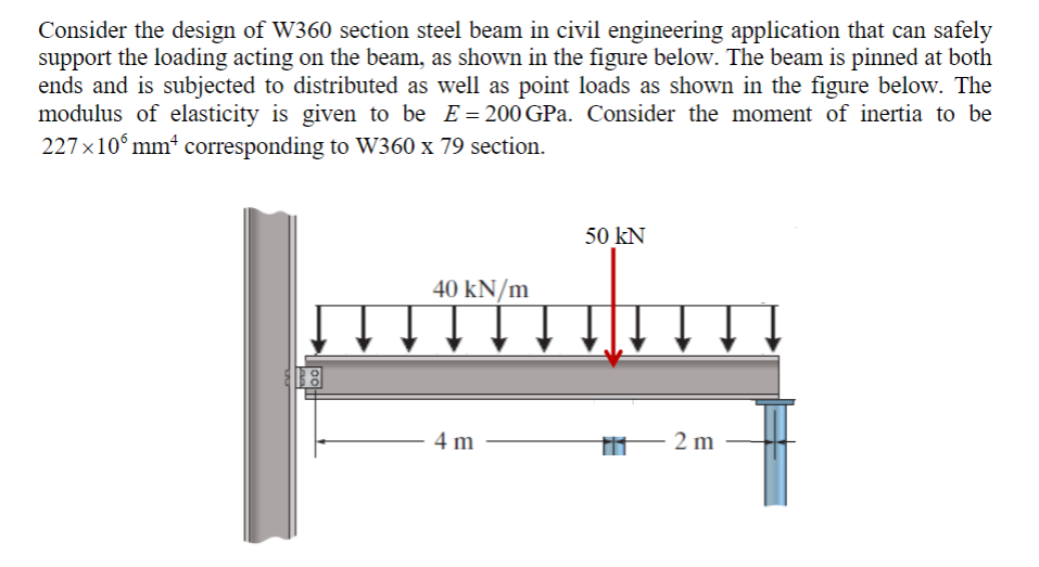 A. Choose assumed displacement function w(x) having | Chegg.com