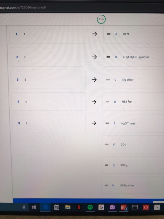 Solved Choose the best reagent from the list provided below | Chegg.com