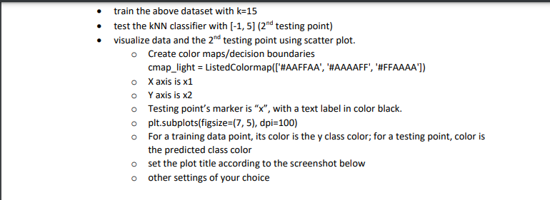 Solved Task description: KNN is a non-parametric learning | Chegg.com
