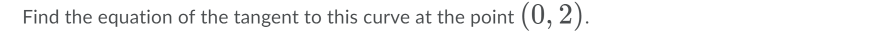 Solved Consider the parametric curve x = lnt y = 2t Find | Chegg.com