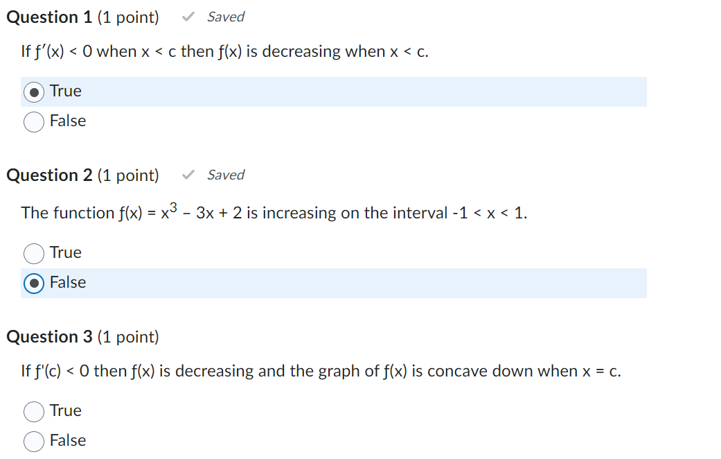 Solved The graph of f(x) has an inflection point at x=c so | Chegg.com