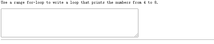 Solved Use a range for-loop to write a loop that prints the | Chegg.com
