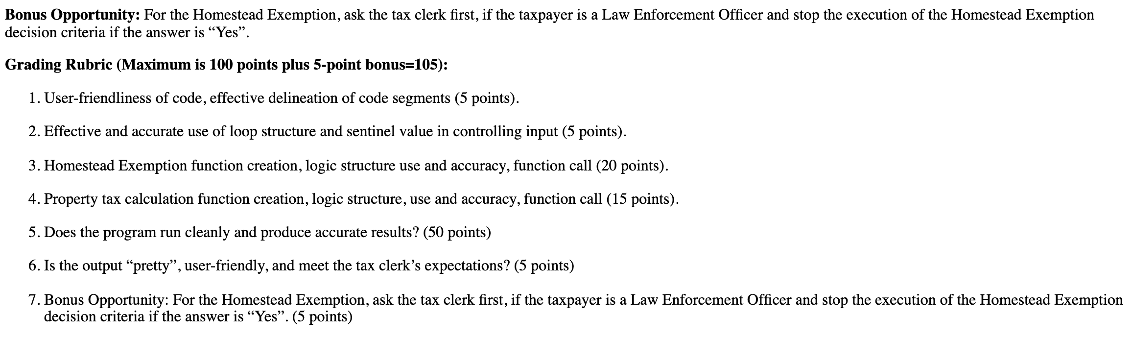 Solved County property taxes in Python County are based on | Chegg.com