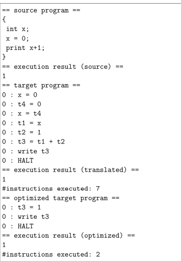 Solved TRANSLATOR AND OPTIMIZER for source and target | Chegg.com