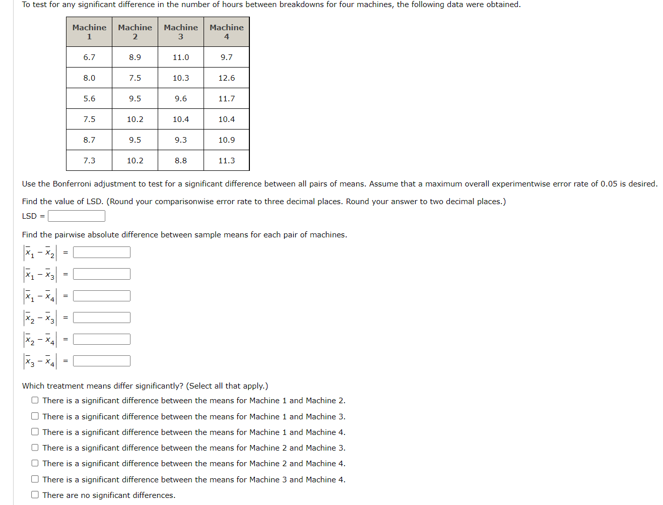 Solved To test for any significant difference in the number | Chegg.com