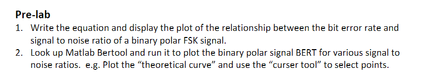 Solved Pre-lab 1. Write the equation and display the plot of | Chegg.com