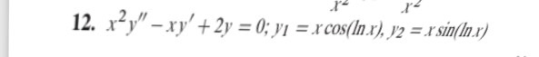 Solved In Problems 1 through 12, verify by substitution that | Chegg.com