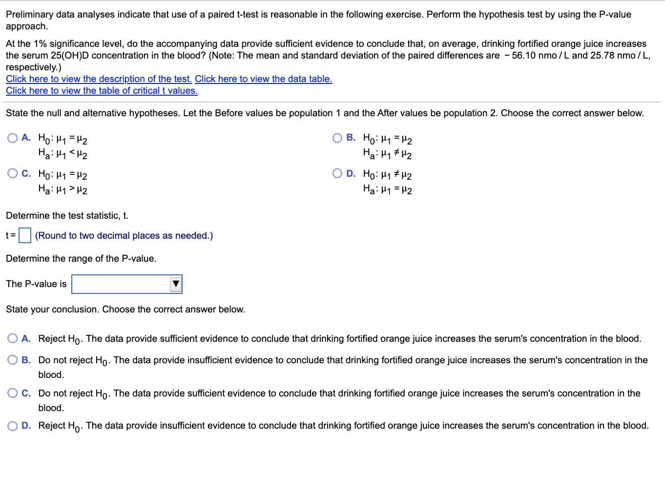 Solved Preliminary data analyses indicate that use of a | Chegg.com