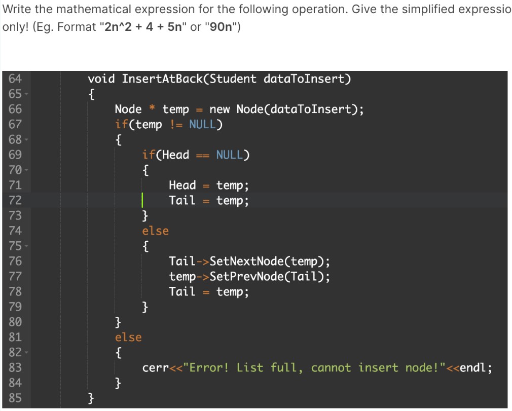 Answer should be written in this format (E.g. | Chegg.com