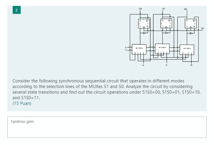 Solved QO Q1 Q2 Q Q lo JSET O KCLR Q KCLR Q 170 J J K clk S1 | Chegg.com