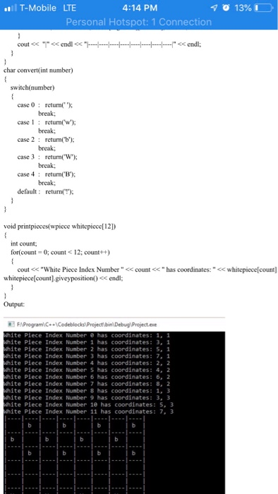 Solved Make a board game (checkers) in C++. This is an | Chegg.com