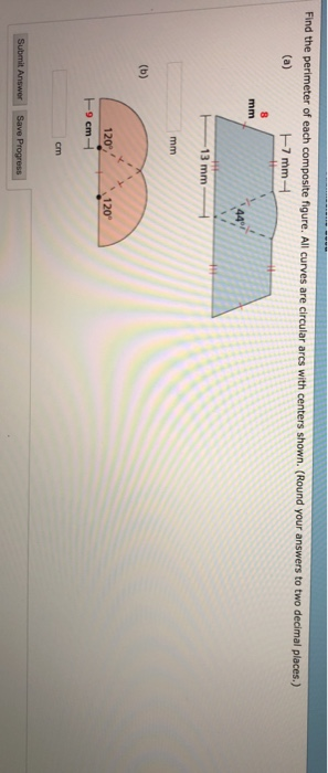 Solved Find the perimeter of each composite figure. All | Chegg.com