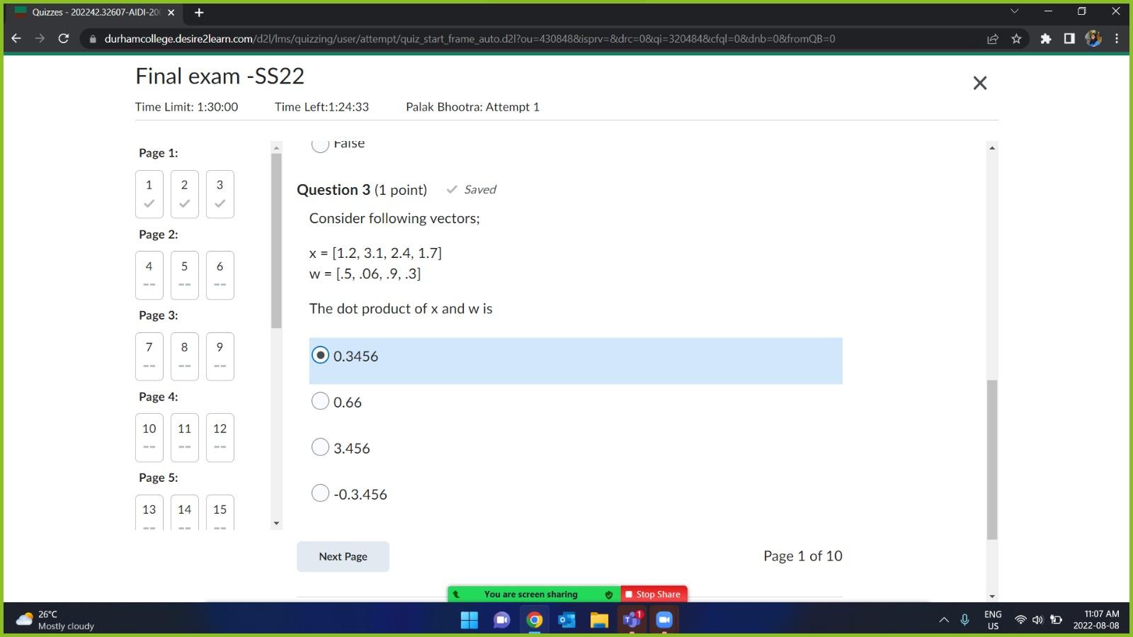Solved Page 1: | Chegg.com