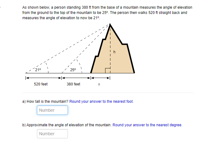 Solved As shown below, a person standing 380 ft from the | Chegg.com