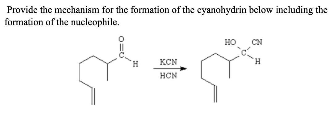 Solved Provide the mechanism for the formation of the | Chegg.com