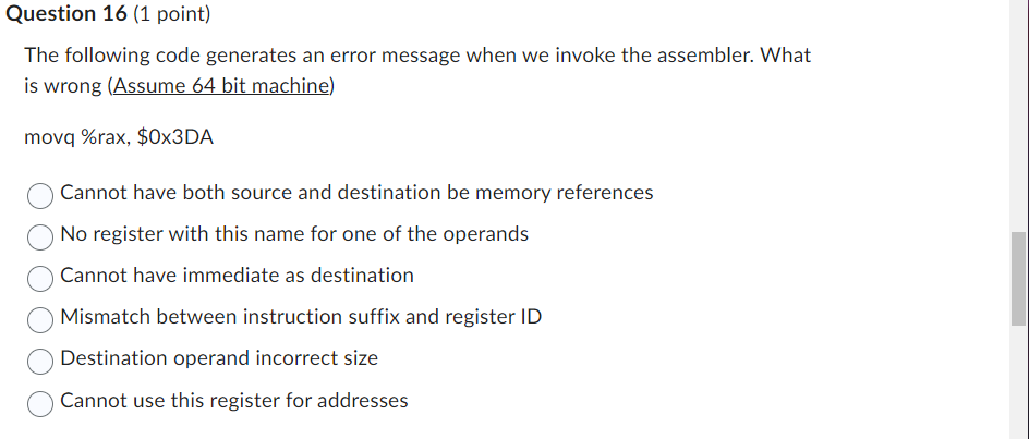 Solved Consider the following code, in which we have omitted | Chegg.com