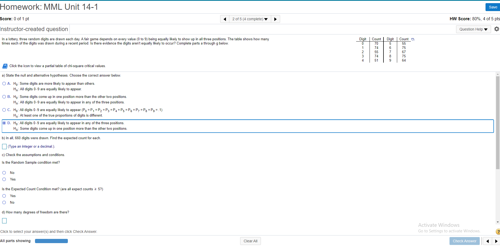 Solved Homework Mml Unit 14 1 Save Score 0 Of 1 Pt 2 Of 5