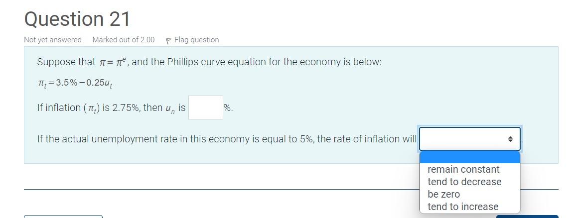 Solved Suppose that π=πe, and the Phillips curve equation | Chegg.com
