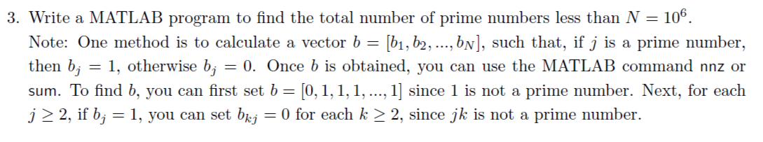 Solved 3. Write a MATLAB program to find the total number of | Chegg.com