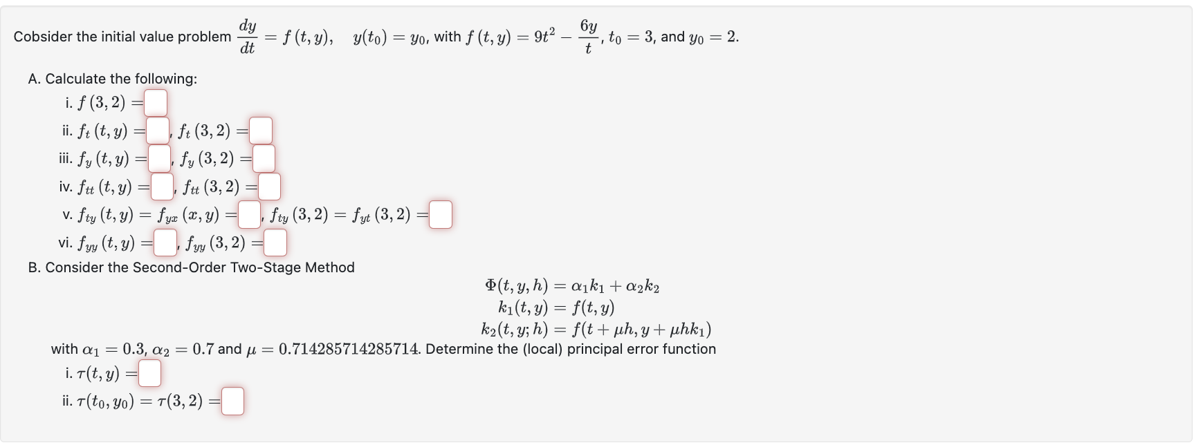 Solved Cobsider the initial value problem | Chegg.com