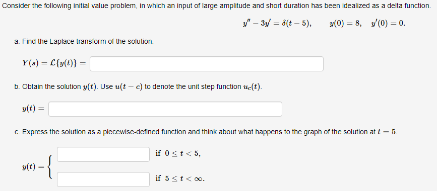 Solved :onsider the following initial value problem, in | Chegg.com