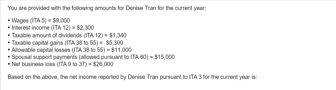 You are provided with the following amounts for | Chegg.com