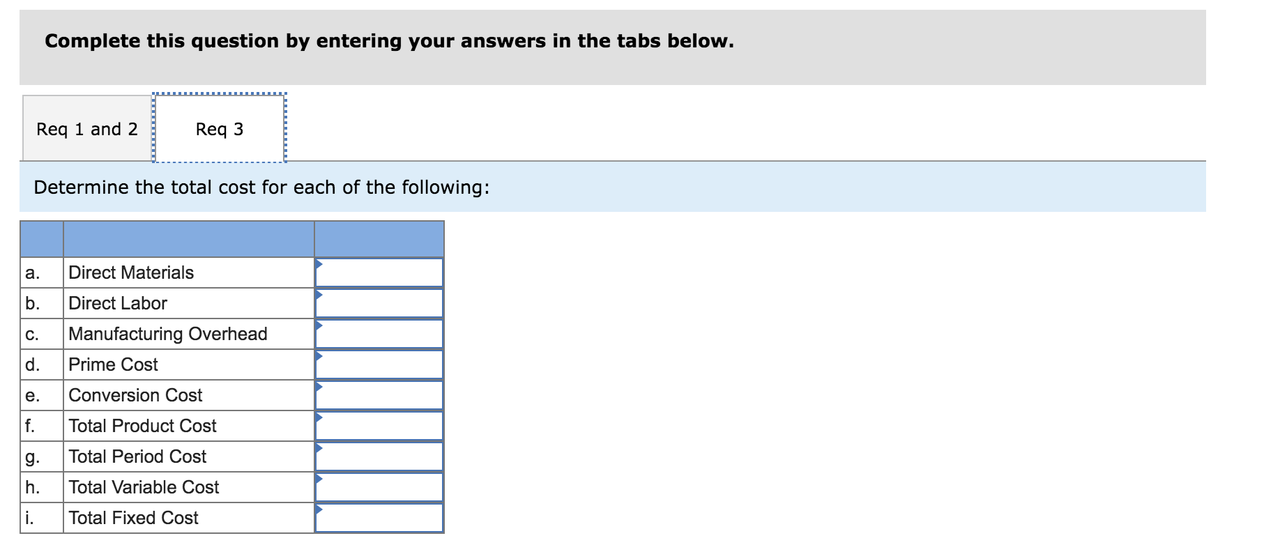 Solved PA1-4 (Algo) Classifying Costs; Calculating Total | Chegg.com