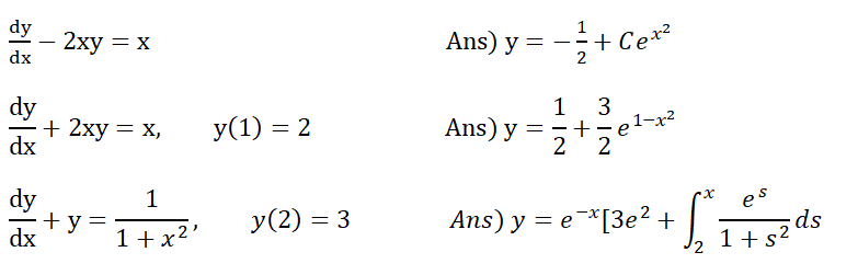 Solved dy dx - - 2xy = x 1 3 dy + 2xy = x, dx y(1) = 2 Ans) | Chegg.com