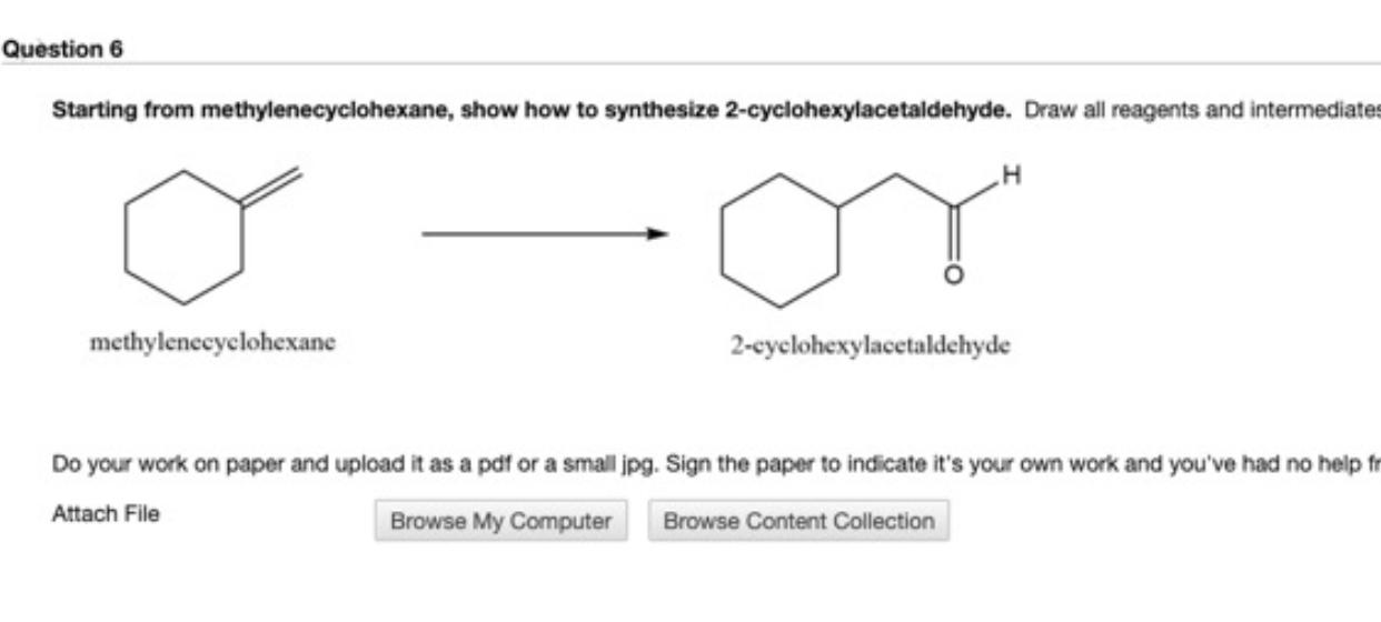 Solved Starting from the methylenecyclohexane, show how to | Chegg.com