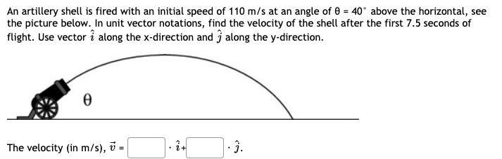 Solved An artillery shell is fired with an initial speed of | Chegg.com