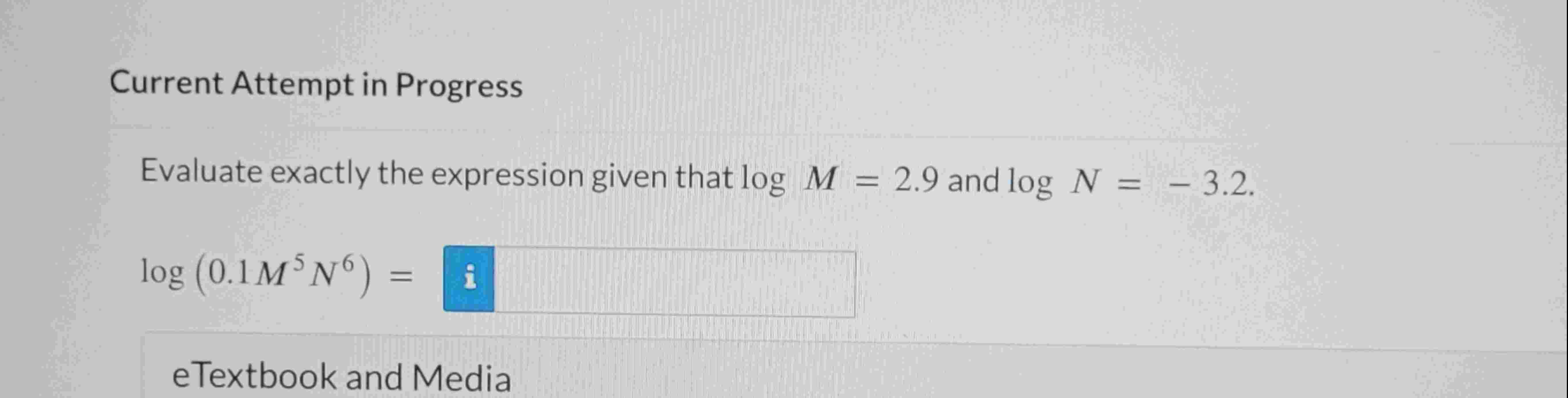 Solved Current Attempt in ﻿ProgressEvaluate exactly the | Chegg.com